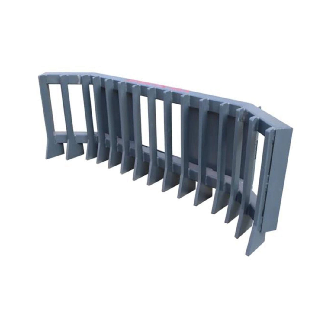 Heavy-Duty Push Stick Rake Skid Steer Attachment With Quick Attach (SA