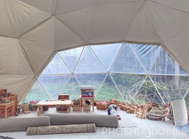 Phoenix Domes - Heavy Frame 4 Season Glamping Package Dome - 26'/8m